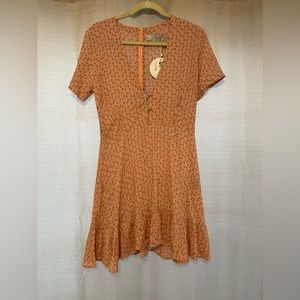 Auguste The Label | Dresses | Hp Auguste Pink Bella Frill Dress | Poshmark